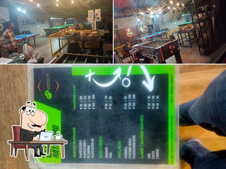 inFAMOUS Gaming Cafe, Lucknow - Restaurant menu, prices and reviews