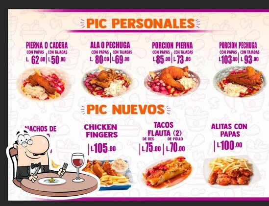 Pollo Indio Catracho • Maheco, San Pedro Sula - Restaurant menu, prices ...