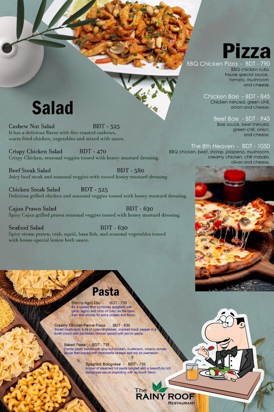 The Rainy Roof Restaurant, Dhaka - Restaurant menu, prices and reviews